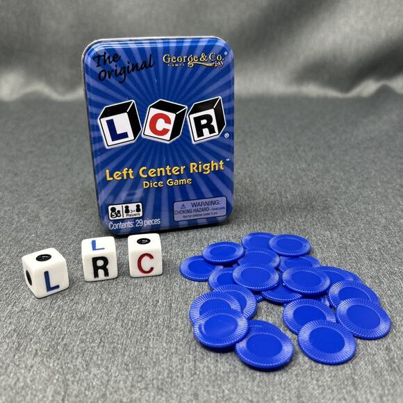 George and Company | Games | The Original Lcr Left Center Right Dice ...